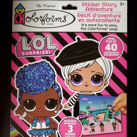 Colorforms | Toys | Lol Suprise Colorform Sticker Set | Poshmark